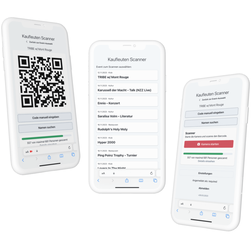 Event scanner app: ticket control made easy – required