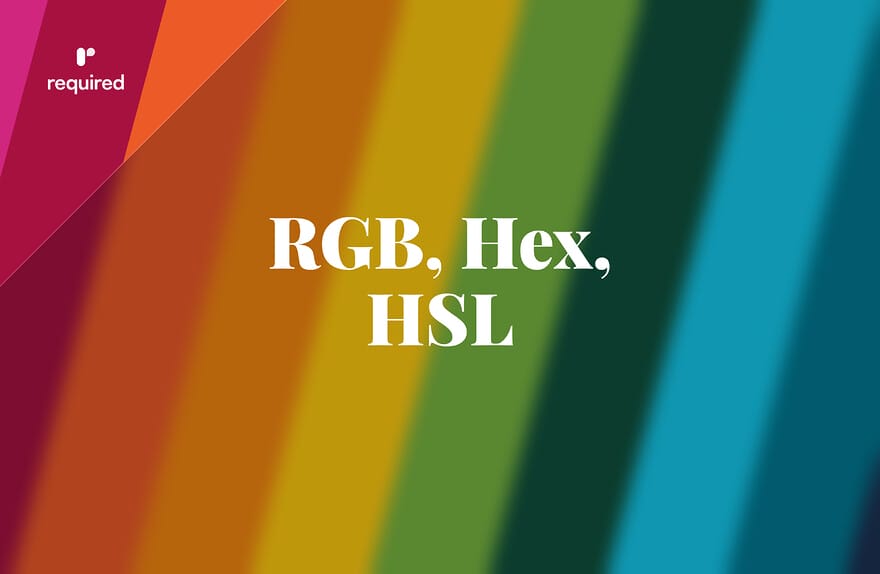 Combining colors - Harmonious colors and color palettes – required